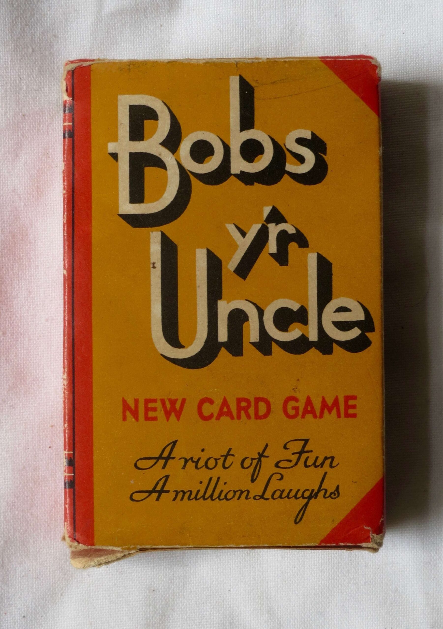 Bobs yr Uncle card game by Waddington (1935).